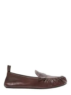 Acne Studios Leather Bojan W Loafers - Brown