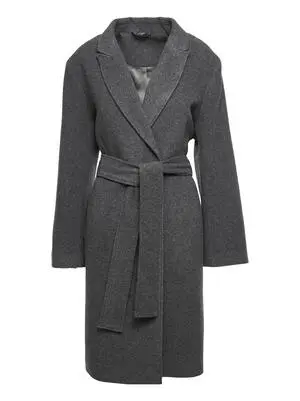 WAKAKUU Wool And Cashmere Double-breasted Coat - Grey