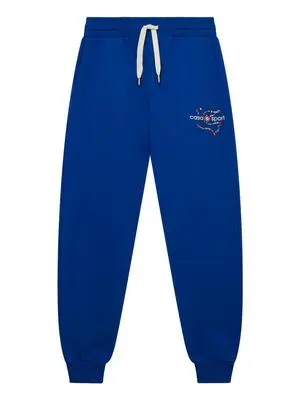 Casablanca Drapeau De Collombes Sweatpants - Blue