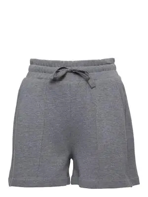 WAKAKUU Relaxed Fit Cotton Shorts - Grey