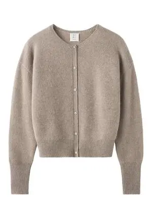 Almada Label Cashmere Coco Cardigan - Nougat