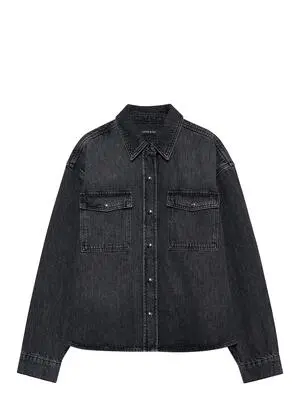 ANINE BING Shirt Paxton - Washed Black