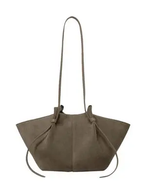 Yuzefi Mochi Suede Tote Bag - Taupe