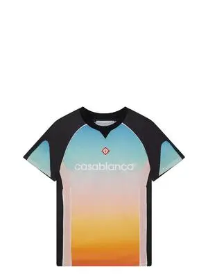 Casablanca Pastel Gradient Football Shirt - Multicolor