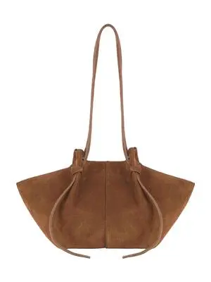 Yuzefi Mochi Suede Tote Bag - Cognac