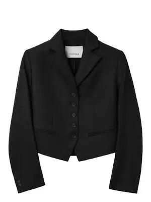 DAGMAR Tailored Short Blazer - Black