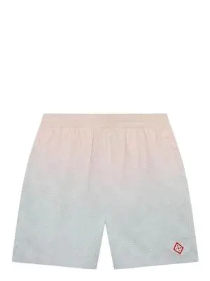 Casablanca Gradient Laser Detail Track Shorts - Multicolor