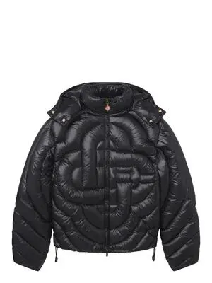 Casablanca Monogram Quilted Nylon Down Puffer Jacket - Multicolor
