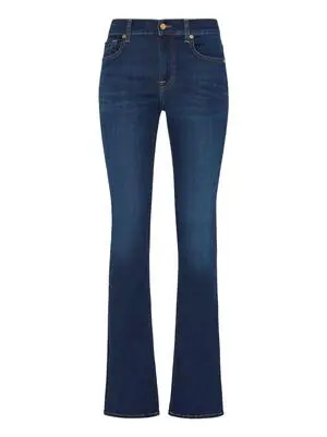 7 For All Mankind Jeans Bootcut Rinsed Indigo - Dark Blue Wash