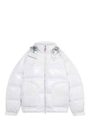 Casablanca Nylon & Ripstop Puffer Jacket - White