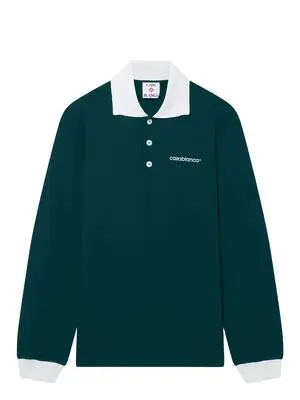 Casablanca Long Sleeve Polo Shirt - Multicolor