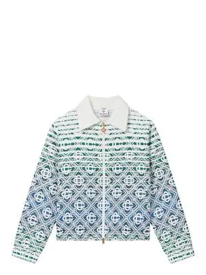 Casablanca Monogram Gradient Towelling Jacket - Multicolor