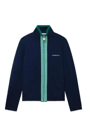 Casablanca Knit Tennis Track Jacket - Multicolor