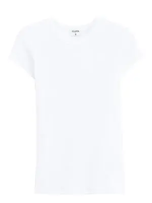 Filippa K T-shirt Fine Rib - White