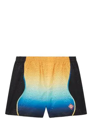 Casablanca Gradient Jacquard Swim Shorts - Yellow