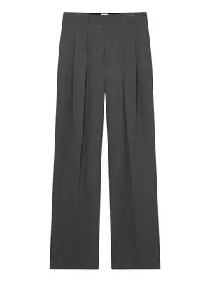Casablanca Wool Tailoring Belt Loop Trousers - Multicolor
