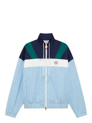 Casablanca Pinstripe Laurel Track Jacket - Green