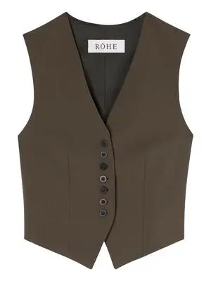 RÓHE Shaped Waistcoat - Earth