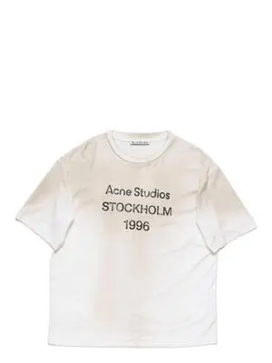 Acne Studios T-shirt With Logo - Dusty Pink,khaki