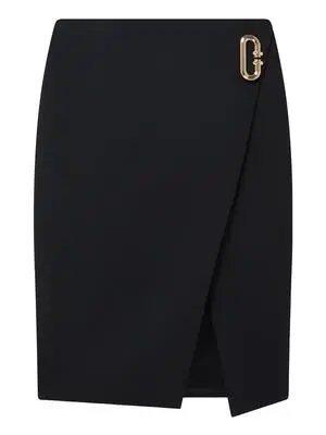Casablanca Tailored Wrap Skirt - Multicolor