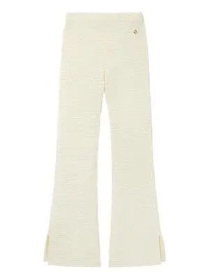 Casablanca Textured Knitted Trousers - Multicolor