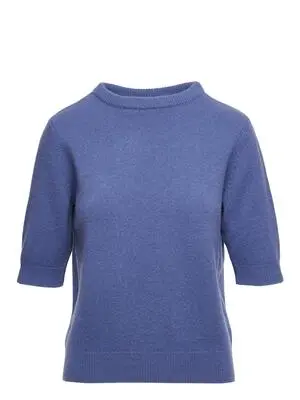 WAKAKUU Wool Cashmere Top - Blue