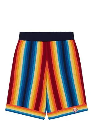 Casablanca Gradient Stripe Towelling Shorts - Multicolor