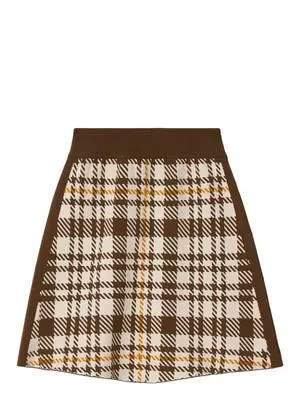 RODEBJER Tendai Eco Check Mini Skirt
