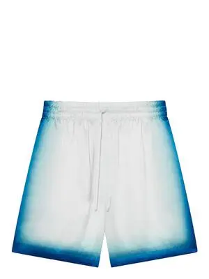 Casablanca Casa Way Skate Silk Shorts - Blue