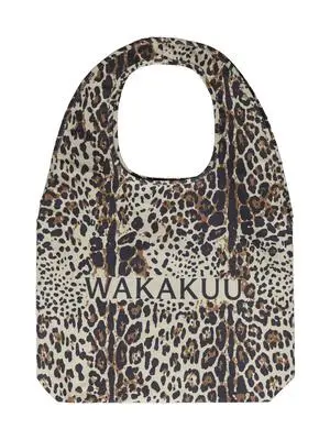WAKAKUU Patterned Tote - Leopard