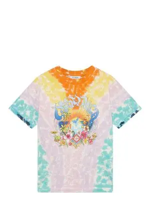 Casablanca Surf Trip Tie Dye Short Sleeve T-shirt - Multicolor