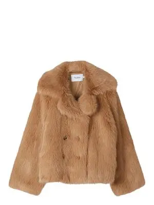 Stylein Faux Fur Hazel Jacket - Camel