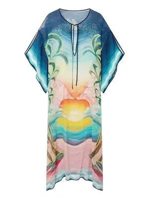 Casablanca Danse De La Mer Kaftan - Multicolor