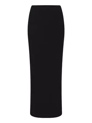 Eterne Éterne Emma Ribbed Skirt Black