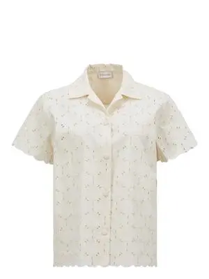 Moncler Shirt Broderie Anglaise - Natural
