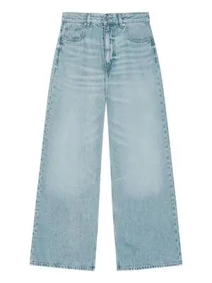 GANNI Baggy Jeans - Light Blue Wash