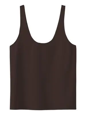 Almada Label Almada Label Romy Satin Tank Chocolate