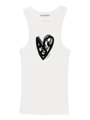 ACNE STUDIOS Heart Logo Top