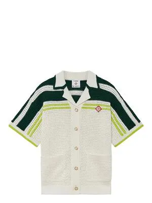 Casablanca Tennis Crochet Shirt - Multicolor