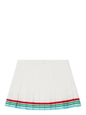 CASABLANCA Casa Way World Series Pleated Mini Skirt