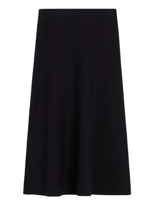 Max Mara Giusy Midi Skirt - Navy