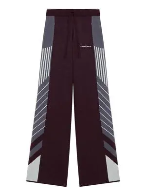 Casablanca Diagonal Tennis Merino Trousers - Multicolor