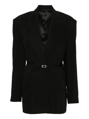 Acne Studios Belted Blazer - Black