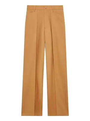 Casablanca Wool Pleated Chinos - Multicolor