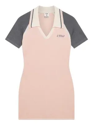 Casablanca Merino Tennis Polo Dress - Multicolor