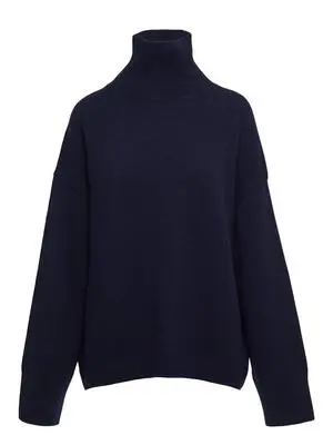 WAKAKUU Fuji Turtleneck Sweater - Navy