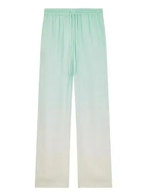 Casablanca Gradient Monogram Jacquard Wide Leg Trousers - Multicolor