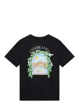 Casablanca L'arche De Tennis Short Sleeve T-shirt - Multicolor
