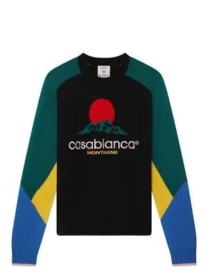 Casablanca Merino Montagne Jumper - Multicolor