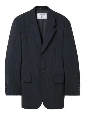 Filippa K Hourglass Pinstripe Blazer - Anthracite